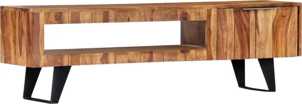 vidaXL TV stolek 140 x 30 x 40 cm masivní sheeshamové dřevo [247980]