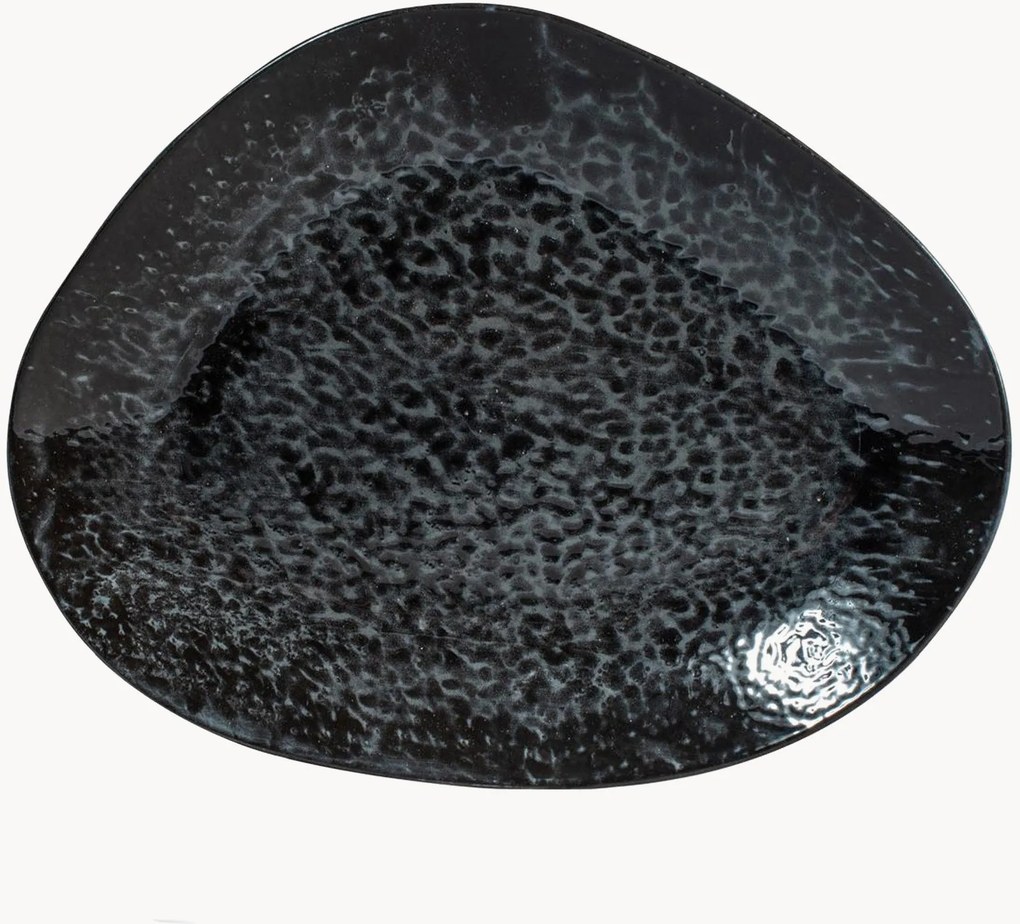 Sada oválných snídaňových talířů z porcelánu Uranus, 4 díly