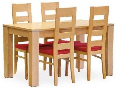 Stima Jídelní set PERFA stůl 140x80 cm, 4 židle