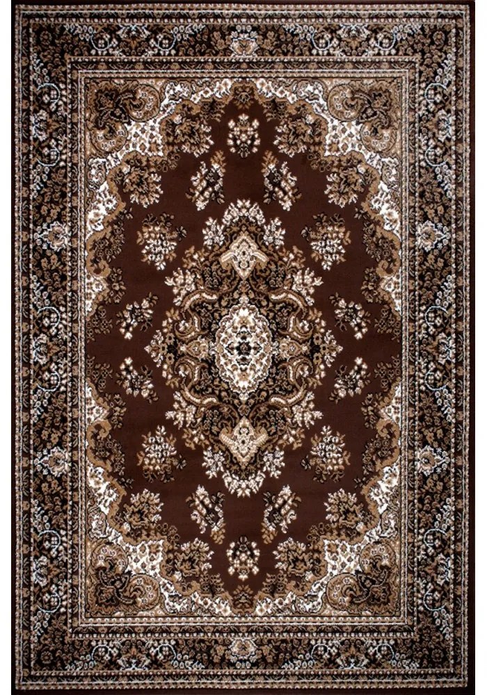 JUTEX Kusový koberec ESCAPE 510480 hnědý BARVA: Hnědá, ROZMĚR: 60x225 cm