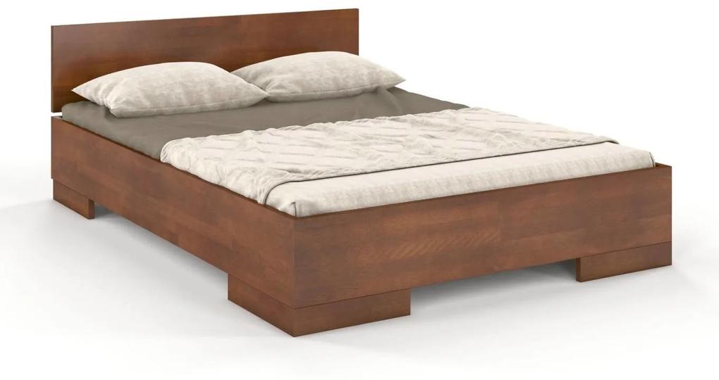 Prodloužená postel s úložným prostorem Spektrum - buk   , Buk přírodní, 140x220 cm