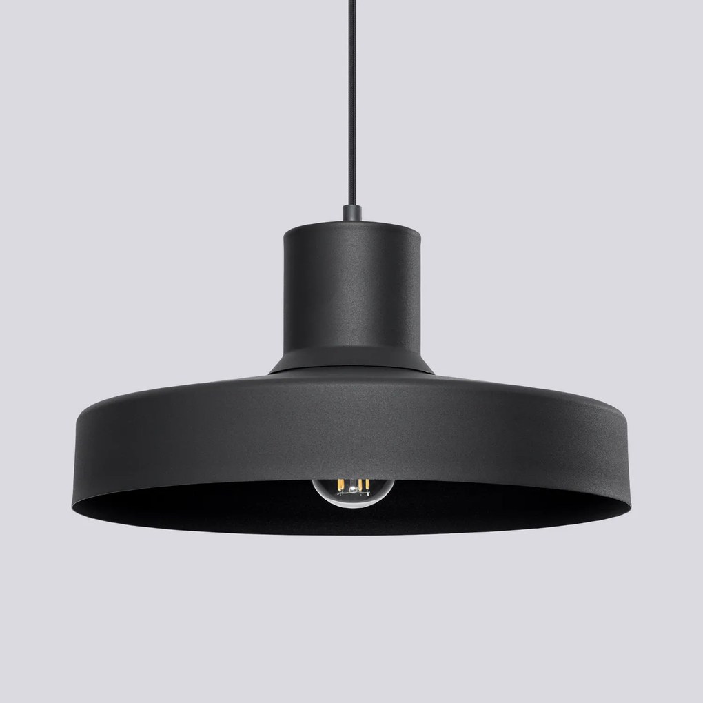Sollux Lighting Závěsné svítidlo BILO černé