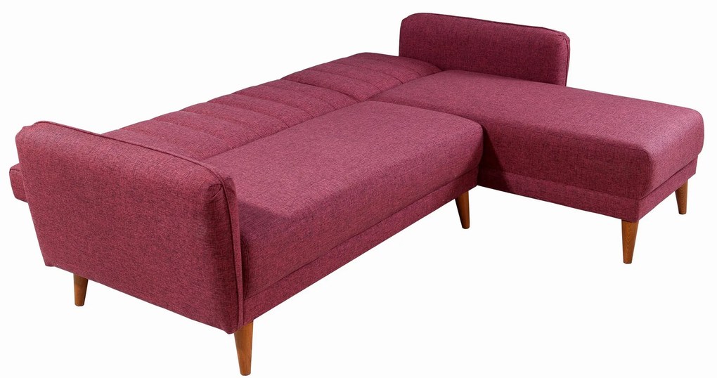 Atelier del Sofa rozkládací rohová pohovka AQUA růžová pravý roh 867UNQ1406