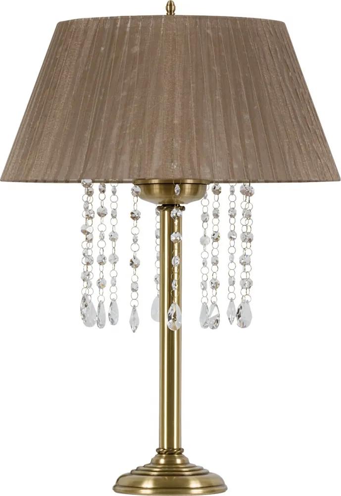 Stolní mosazná lampa 499 Udine (Braun)