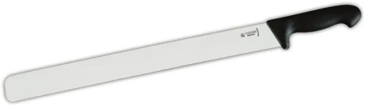 Giesser Messer, Nůž uzenářský 31 cm vlnité ostří, červená