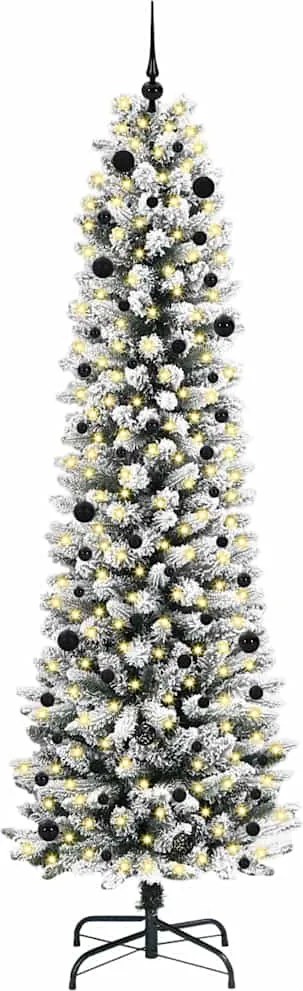 Umělý vánoční stromeček Bílá 240 cm PVC, kov a plast 3396130