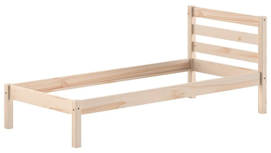 Dětská postel z borovicového dřeva bez roštu v přírodní barvě 90x200 cm Pino – Vipack Biano.cz