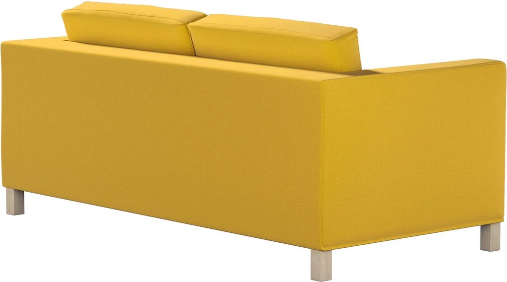 Potah na pohovku IKEA Karlanda rozkládací, krátký barva žlutá látka sametová