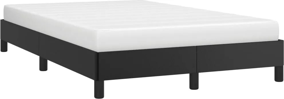 Rám postele bez matrace černá 120x190 cm umělá kůže 3269619