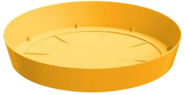 PROSPERPLAST LOFLY miska pod květináč 15,5x2,5cm, indická žlutá PPLF155