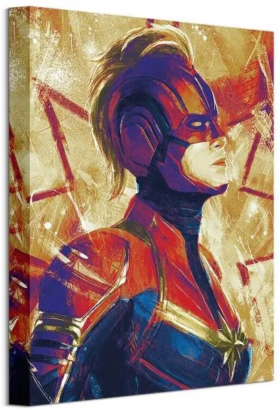 Obraz na plátně Marvel Captain Paint 30x40cm WDC12044