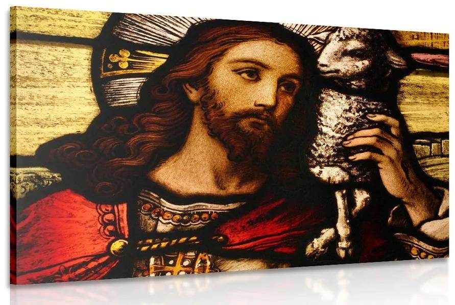 Obraz Ježíš s jehňátkem Varianta: 90x60