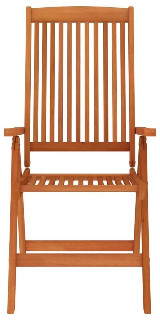 Skládací zahradní židle 4 ks masivní eukalyptové dřevo,  3087344