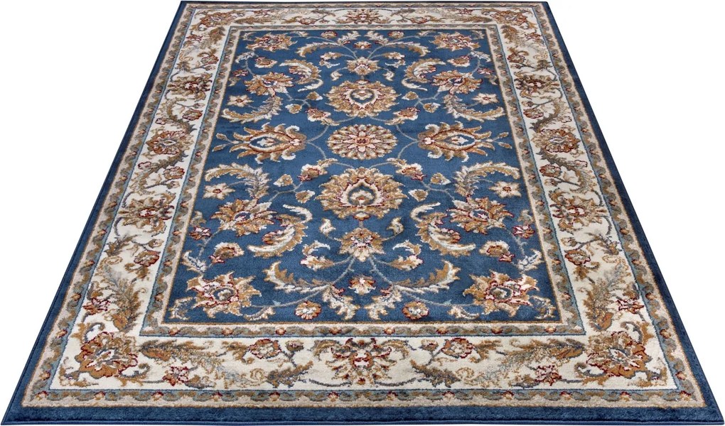 Kusový koberec Luxor 105640 Reni Blue Cream, 160x235, modrá, obývacia izba, Hanse Home