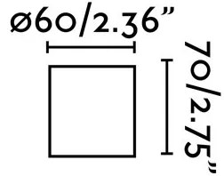 FARO 62152 - Nástěnné svítidlo TEN 1xE27/15W/230V zlatá