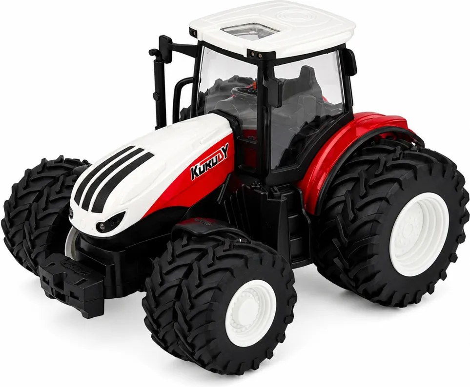 LEAN Toys Zemědělský traktor s postřikovačem tekutých hnojiv, dálkově ovládaný, RC 1:24