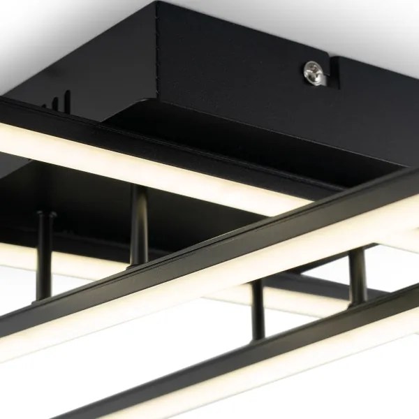 Brilagi - LED Stropní svítidlo STRIPES LED/37W/230V černá