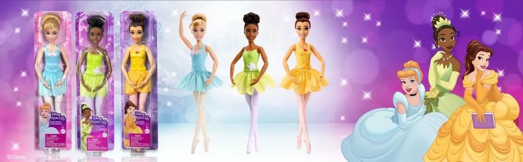 Mattel Disney princezny baletka