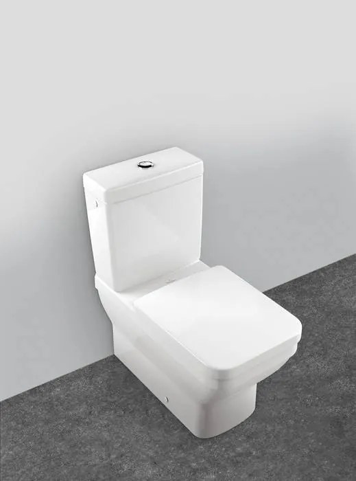VILLEROY & BOCH Villeroy &amp; Boch ARCHITECTURA - Záchodové sedátko s poklopem, bílá alpin 9M606101