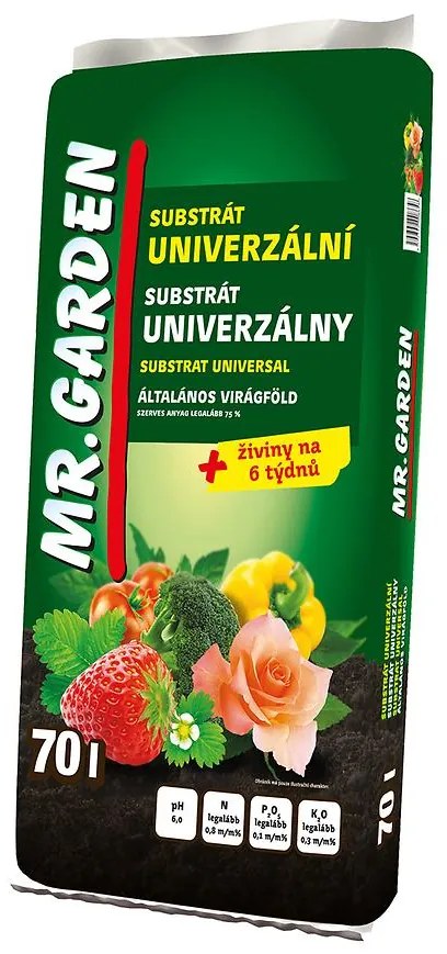 Mr. Garden Univerzální substrát 70 l