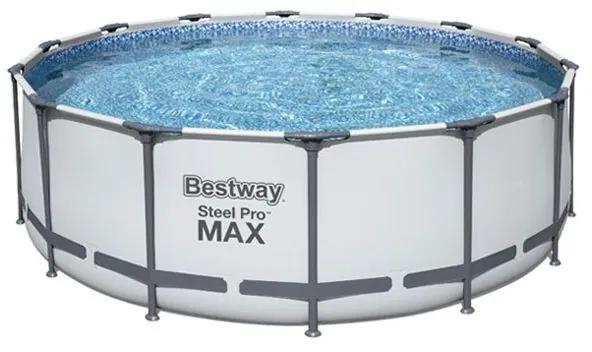 Bazén BESTWAY STEEL PRO MAX 457 x 122 cm bílý