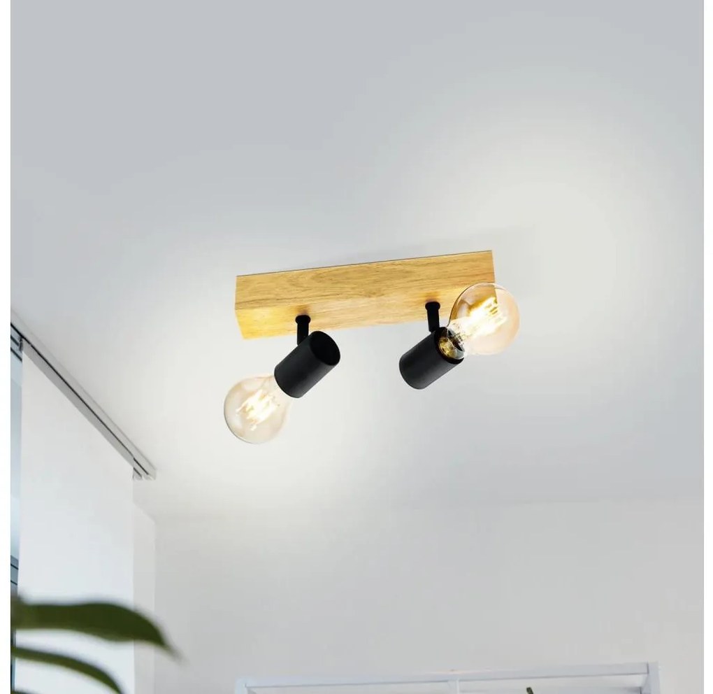 Eglo 99478 - Bodové svítidlo TOWNSHEND 2xE27/60W/230V