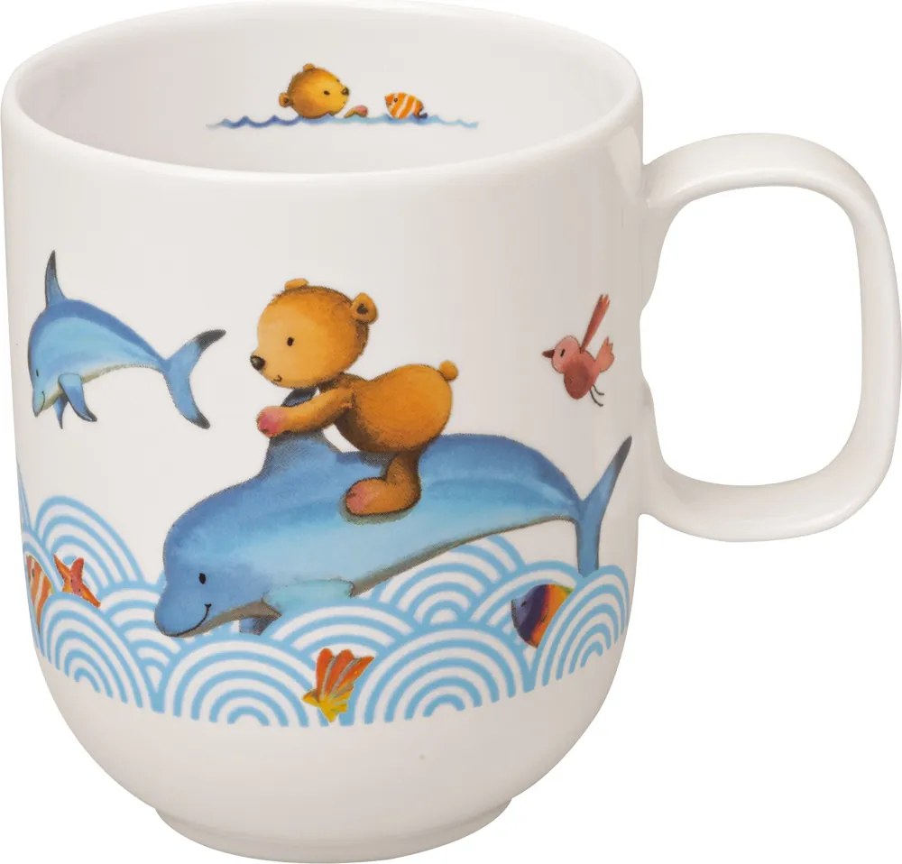 Villeroy&Boch Villeroy & Boch Happy as a Bear velký dětský hrnek s jedním uchem, 11,3 × 8,1 × 9,7 cm, 280 ml
