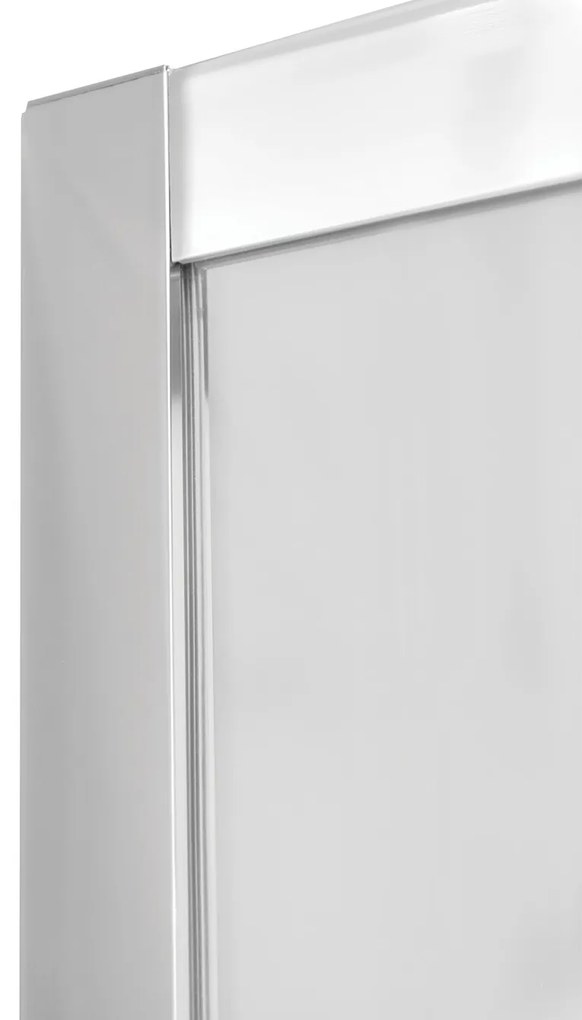 Besco Asymetrický sprchový kout MODERN AS 100x80 (120x90), výška 185 cm Rozměry (cm): 100x80, Barva profilů a typ výplně: profily: chrom, výplň: grafit