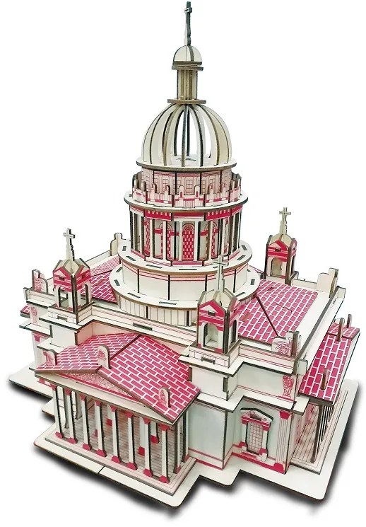 Woodcraft construction kit Woodcraft Dřevěné 3D puzzle Issa Kiev's Cathedral