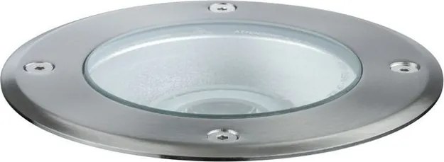 P 93908 Plug&Shine zemní zápustné svítidlo IP67 3000K 38° 6W 24V stříbrná výklopné - PAULMANN