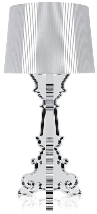 Kartell - Stolní lampa Bourgie Metal - stříbrná