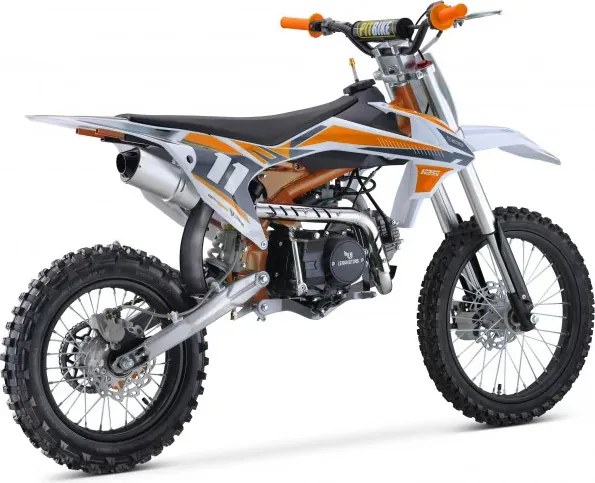 Leramotors Shark 125ccm 4T 17/14 - pitbike, oranžová