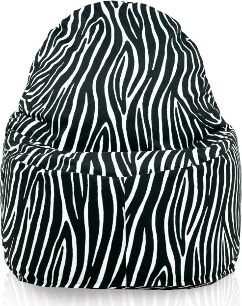 Křeslo Porto zebra