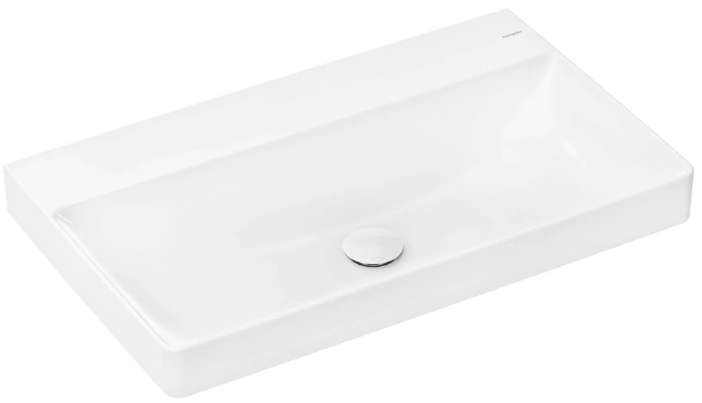 Hansgrohe Xelu Q - Umyvadlo 80x48 cm, bez přepadu, otvor pro baterii, SmartClean, bílá 61023450