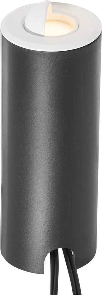 Sada 5 moderních zapuštěných bodových svítidel bílá vč. LED IP67 - Linsey