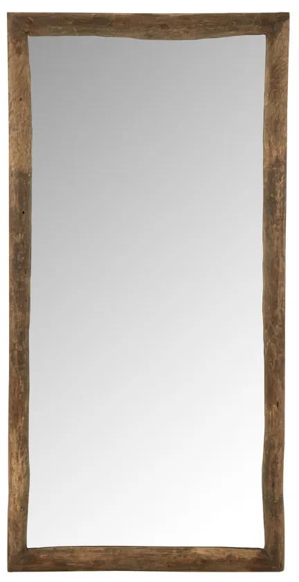 OnaDnes -20% Dřevěné nástěnné zrcadlo J-line Reta 176 x 90 cm