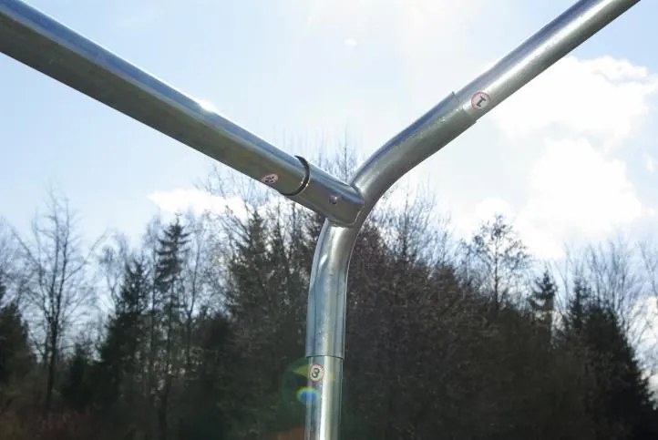 Zahradní párty stan 4 × 6 m s PVC střechou a bočnicemi