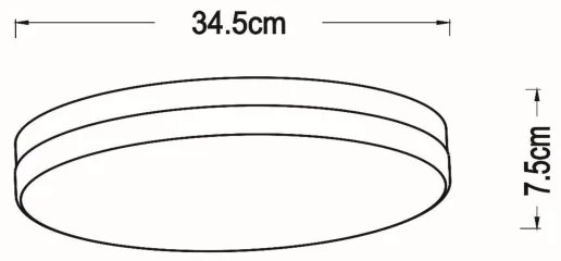 Lucide 79111/36/31 - LED Koupelnové svítidlo BISKIT LED/24W/230V IP44 bílá