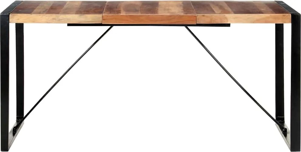 Jídelní stůl 160 x 80 x 75 cm masivní dřevo 321541