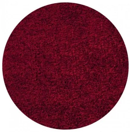 Ayyildiz koberce Kusový koberec Life Shaggy 1500 red kruh Červená - 200x200 (průměr) kruh cm