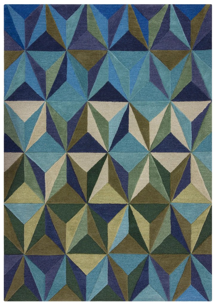 Flair Rugs, Kusový koberec Illusion Reverie Blue, 160x230, vícebarevná, dětský pokoj