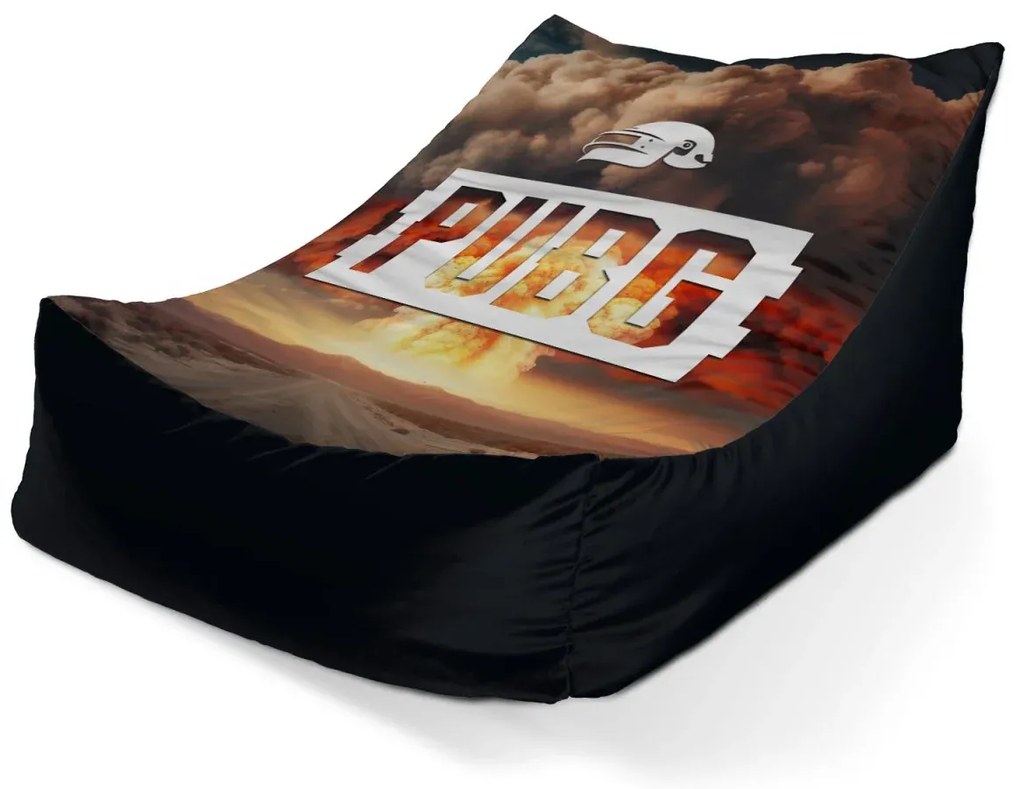 Sablio Sedací vak Lounge PUBG Exploze 2 - 120 x 100 x 80 cm
