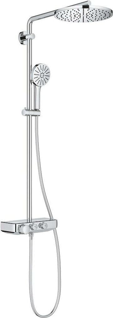 Grohe Vitalio Joy+ - Sprchový set s termostatem, průměr 28 cm, 3 proudy, chrom 1360470000
