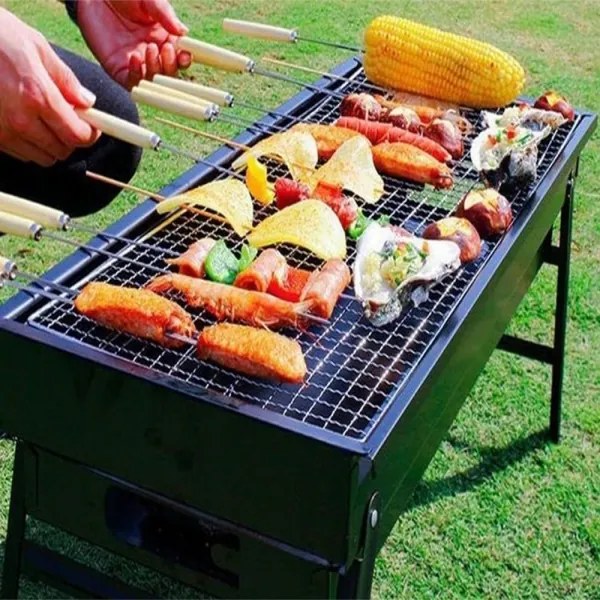 BBQ 27094 Skládací turistický gril přenosný