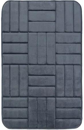 Koberce Breno Koupelnová předložka 667 dark grey, Šedá, 50 x 80 cm