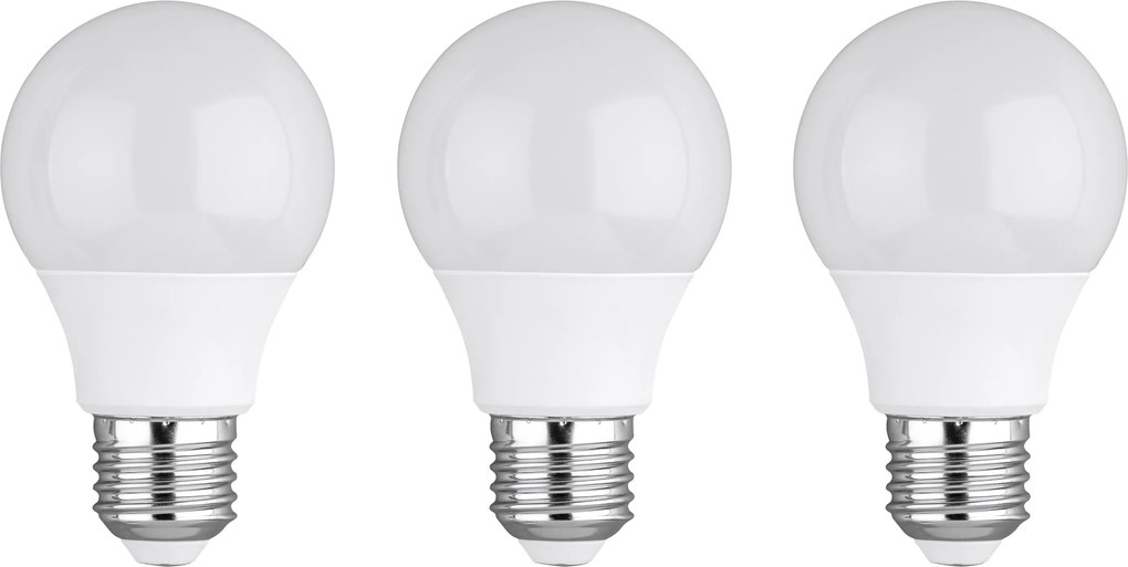 Livarno® LED žárovka, E14/E27 (4,2 W E27 klasický tvar, 3 kusy)