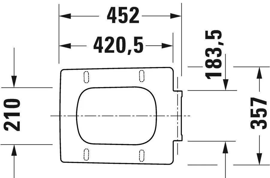 Duravit Viu - WC sedátko, Bílá 0021110000