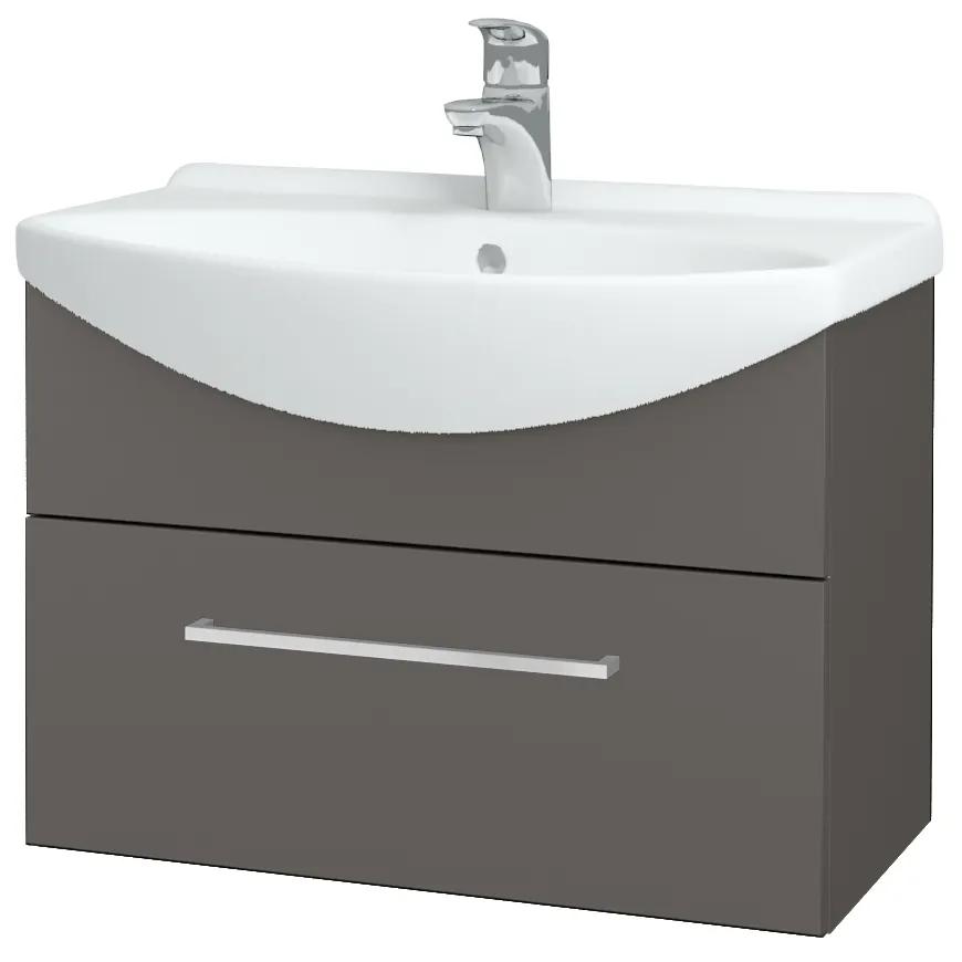 Dřevojas Koupelnová skříň TAKE IT SZZ 65 Varianta: N01 Bílá lesk / Úchytka T02 / N01 Bílá lesk
