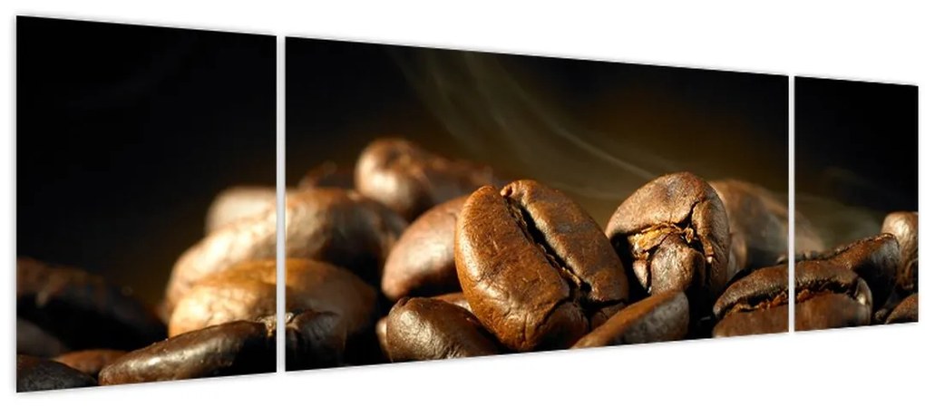 Obraz - Kávové zrna (170x50 cm)