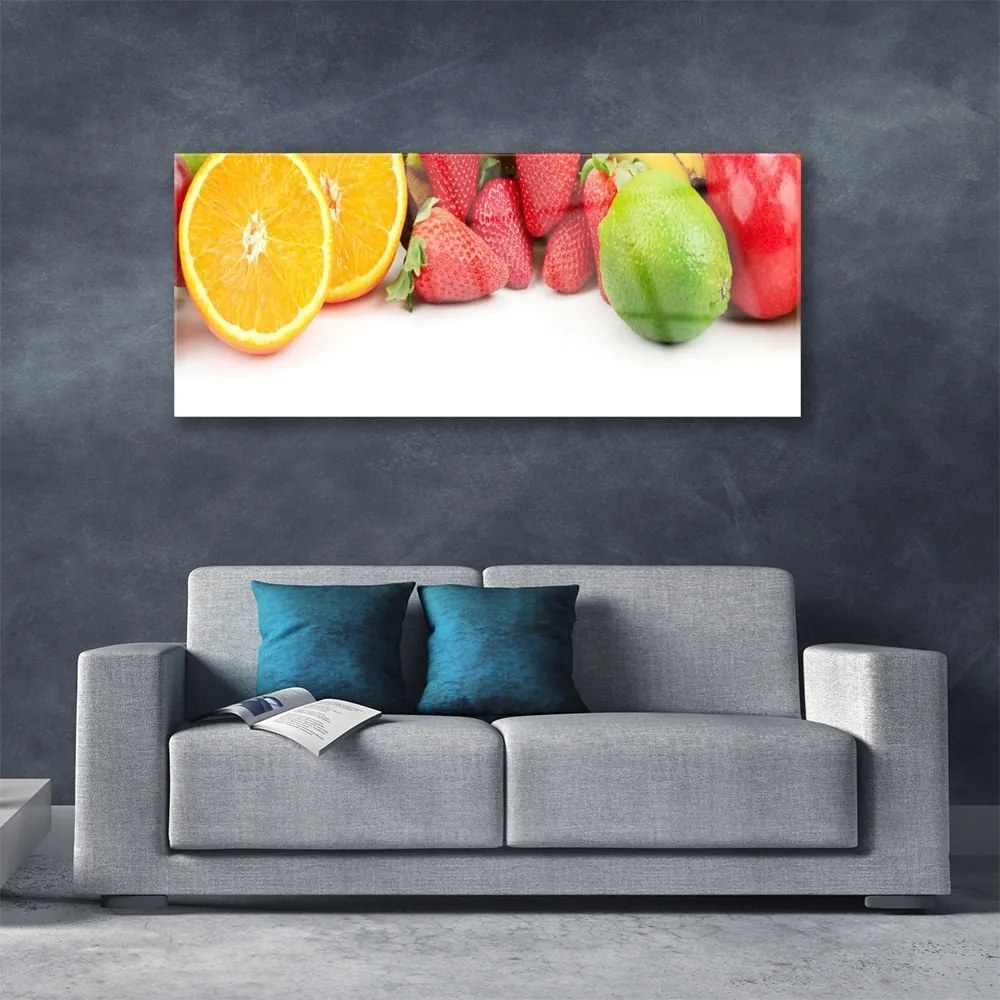 akrylový obraz Ovoce Kuchyně 125x50 cm